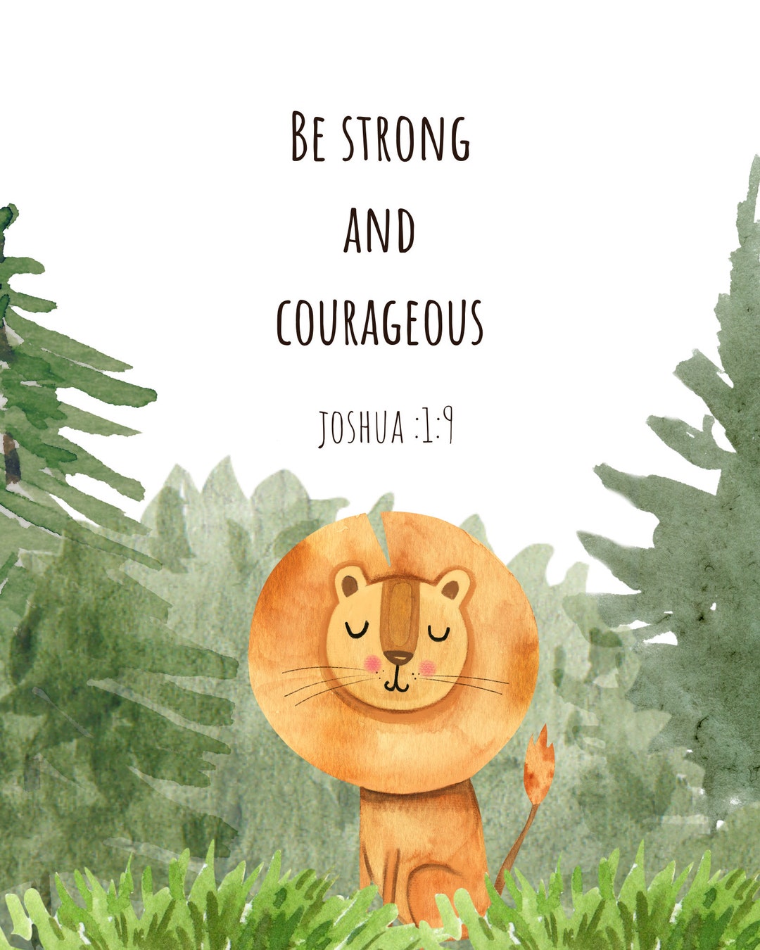 Animal Scripture Frame for Kids,christian Gifts for Kids, Animal Themed ...