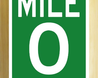 Mile Marker 0 Key West Highway Sign - Etsy