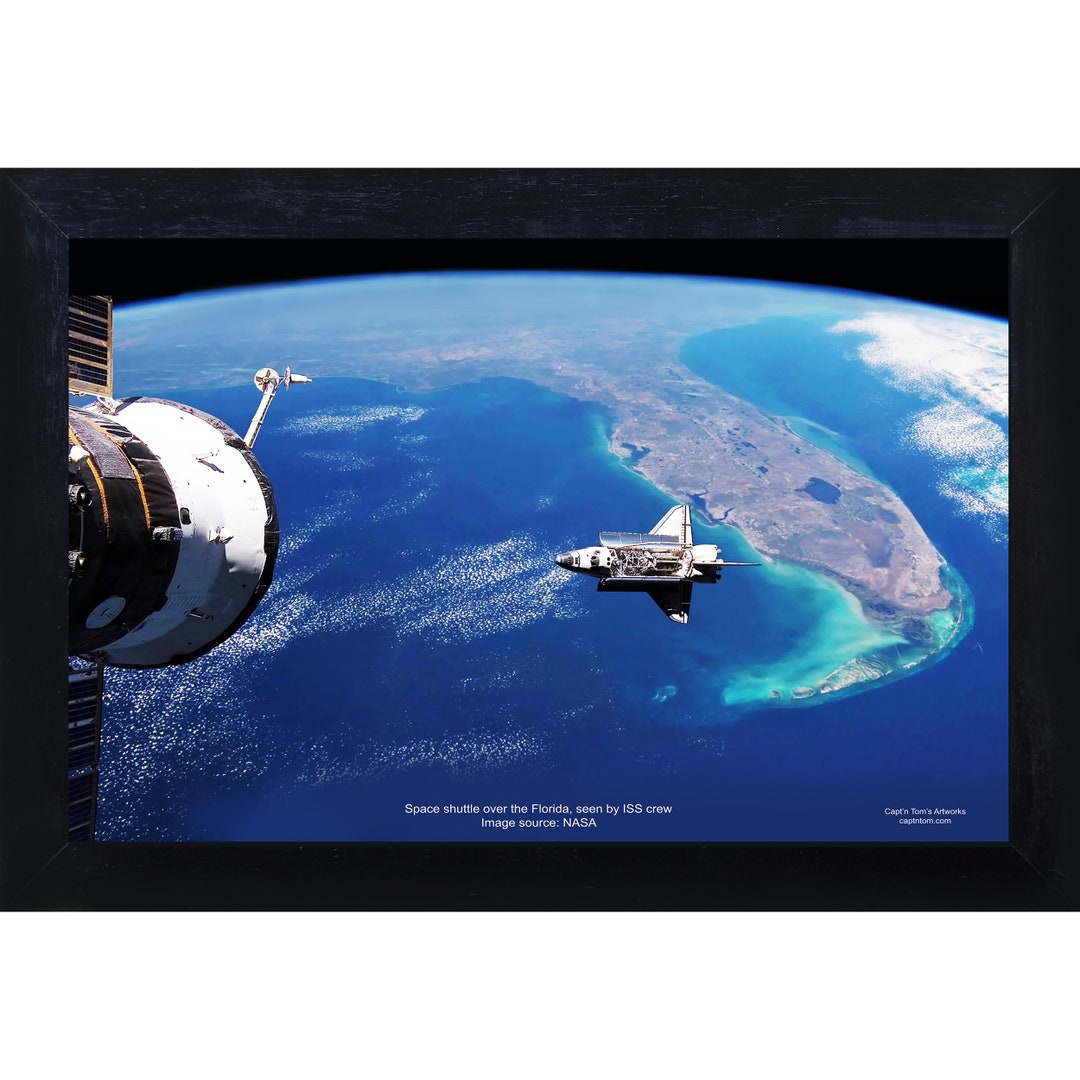 008 Images photographiques de la NASA encadrées de 13 x 19 de la ...