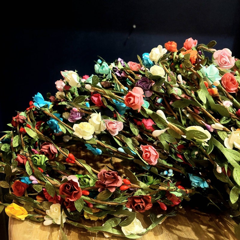 Flower Crown Headband - Etsy UK