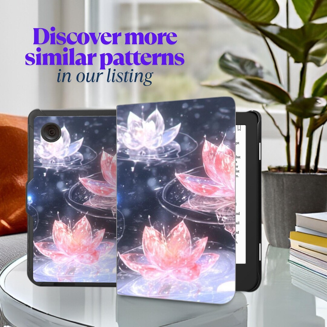 Crystal Floral Kobo Case With Hand Strap for Kobo Libra Color 7", Libra ...