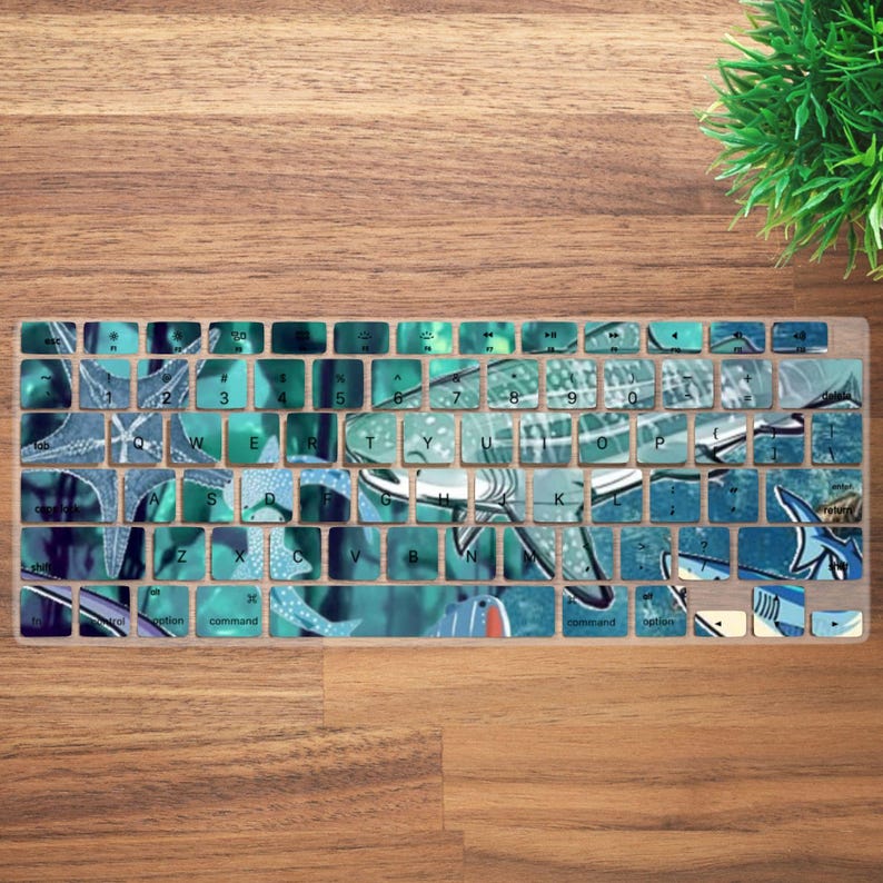 Whale Shark Keyboard Cover for MacBook Pro 13 14 16 Inch, MacBook Air ...