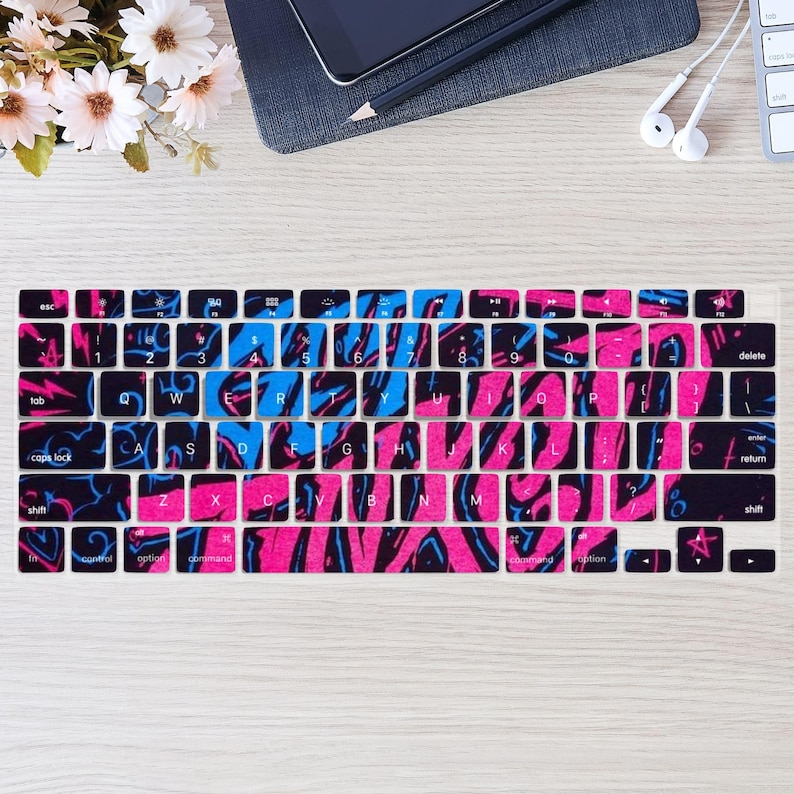 Cute Jinx Graffiti Aesthetic Keyboard Cover for MacBook Pro 13 14 16 ...