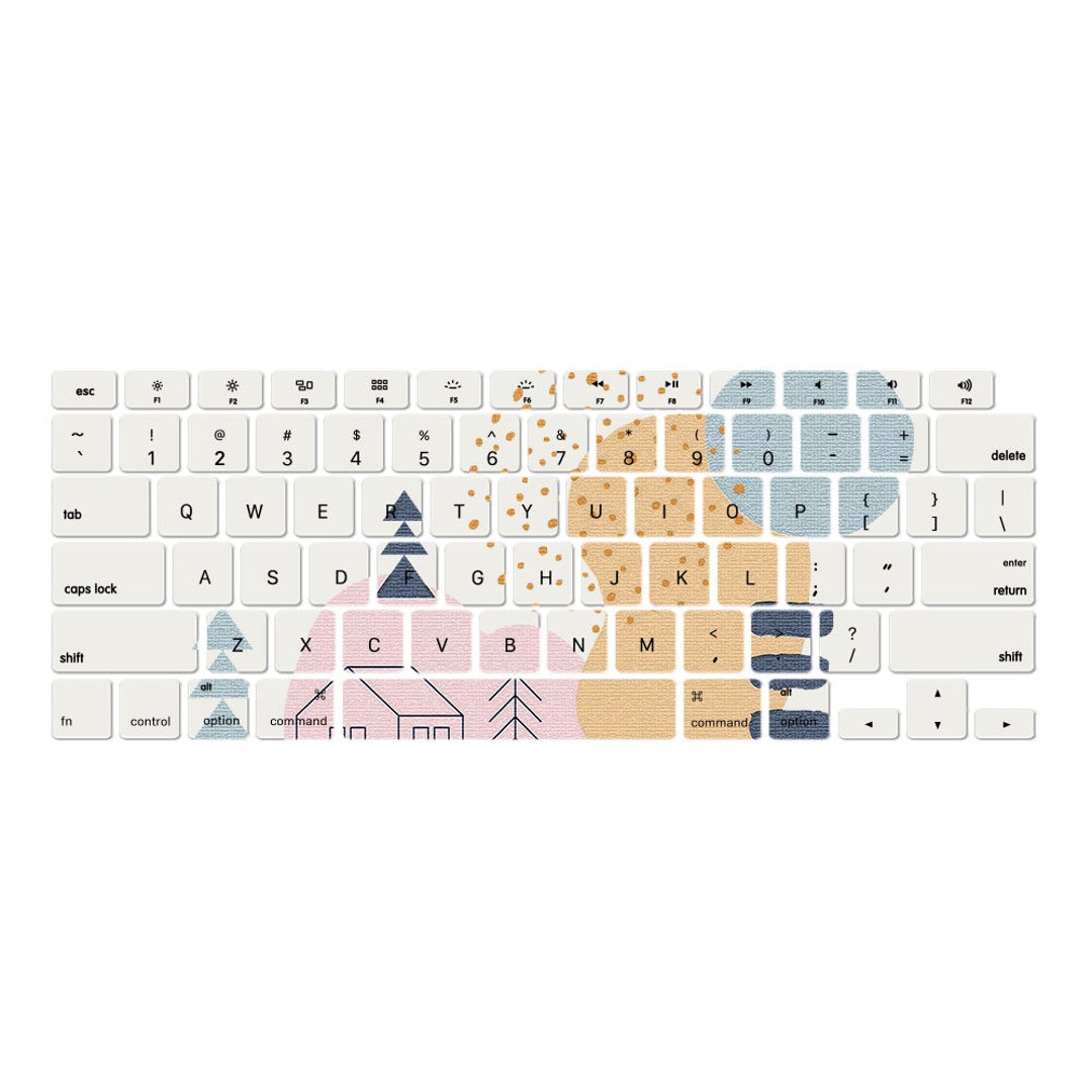 Abstract Personalized Keyboard Cover for MacBook Pro 13 / MacBook Air ...