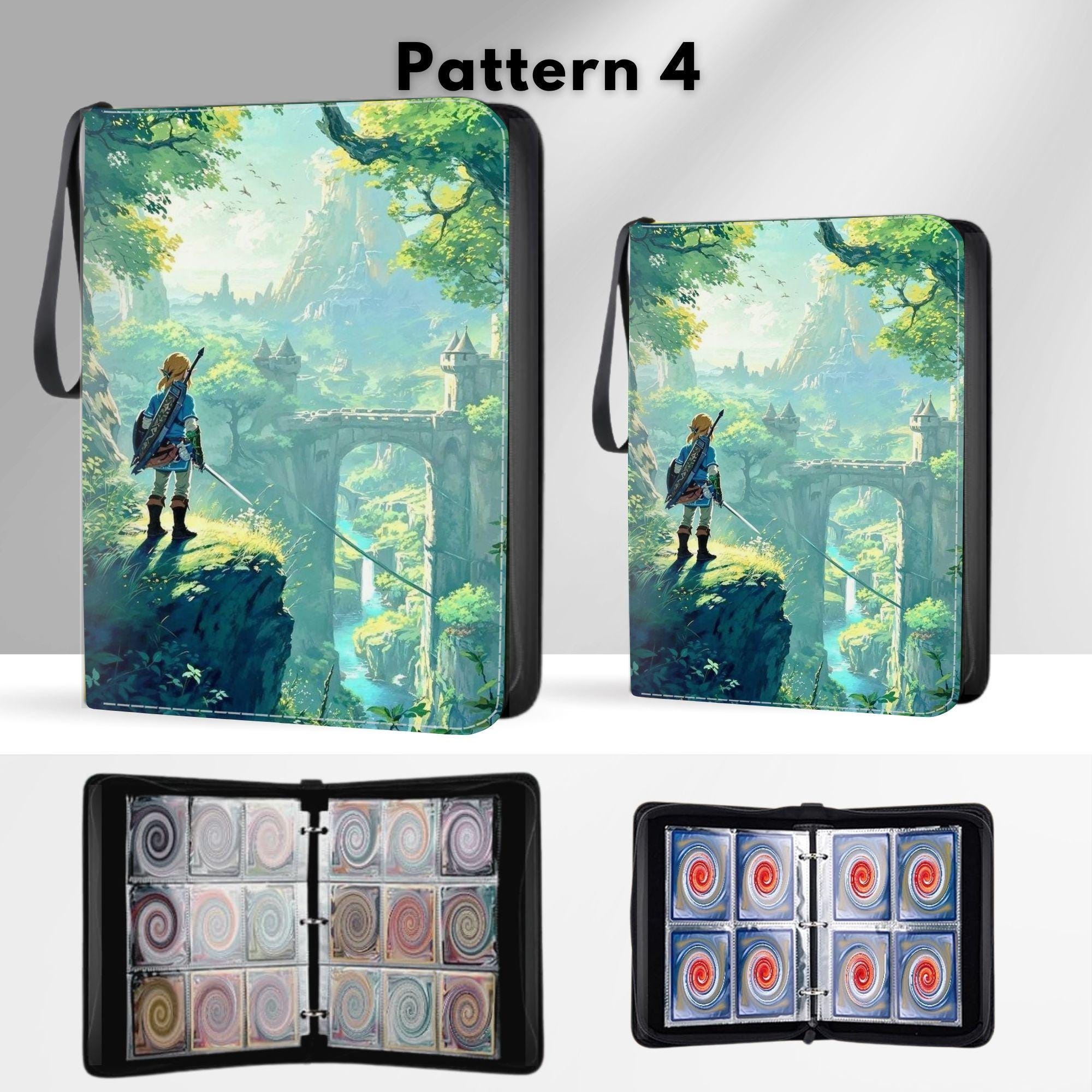 Gaming Fanart Trading Card Binder With 400/900 Pockets, Card Storage ...