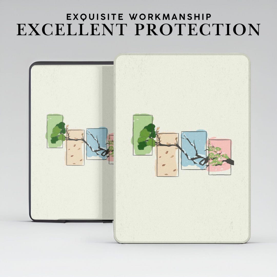 Japan Concept Art Aesthetic Kindle Case W Hand Grip for 7"/6.8" Kindle ...