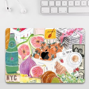 Cute Pattern Aesthetic Scrapbook MacBook Case for MacBook Air 15 13 ...