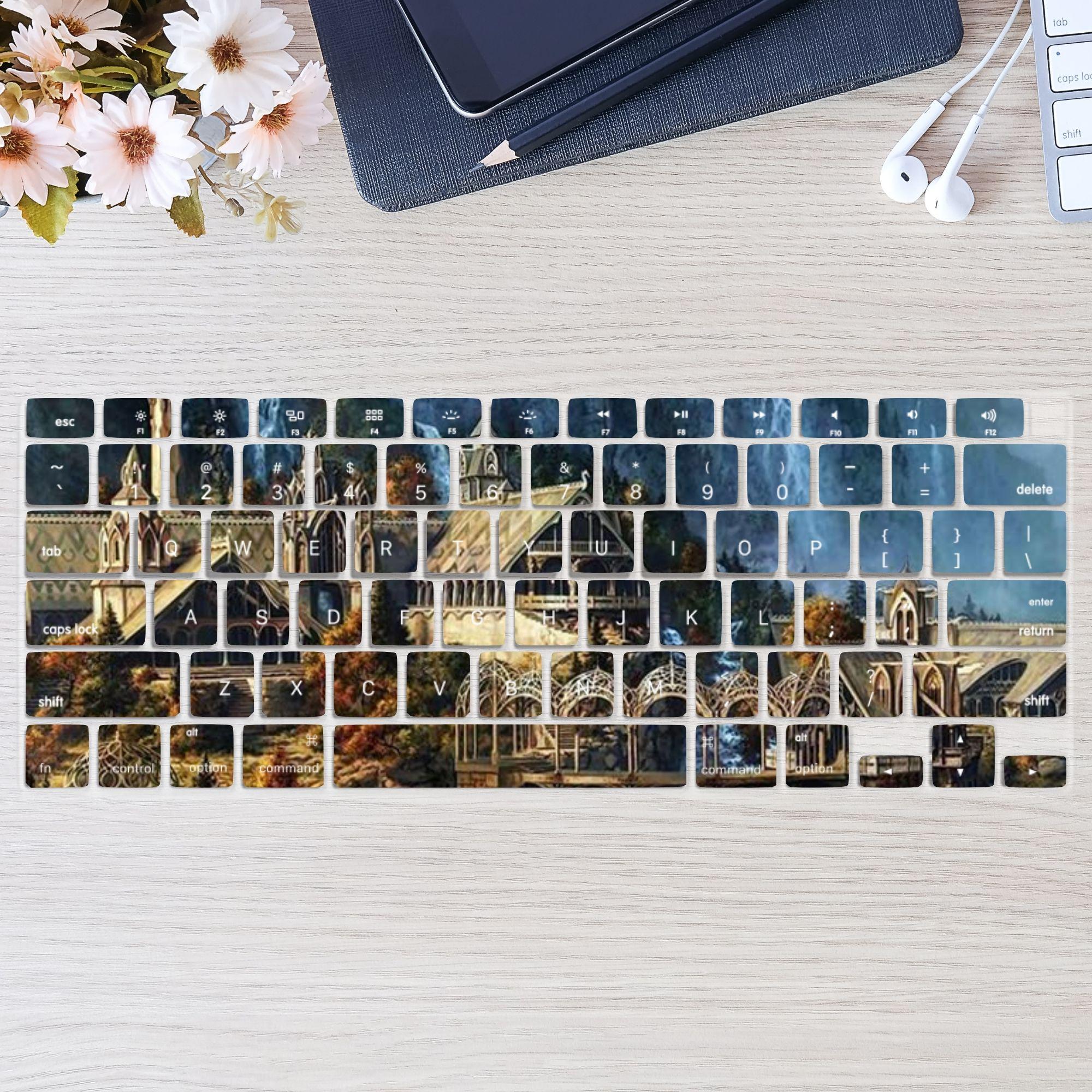 Fantasy Scenery Aesthetic Keyboard Cover for MacBook Pro 13 14 16 Inch ...