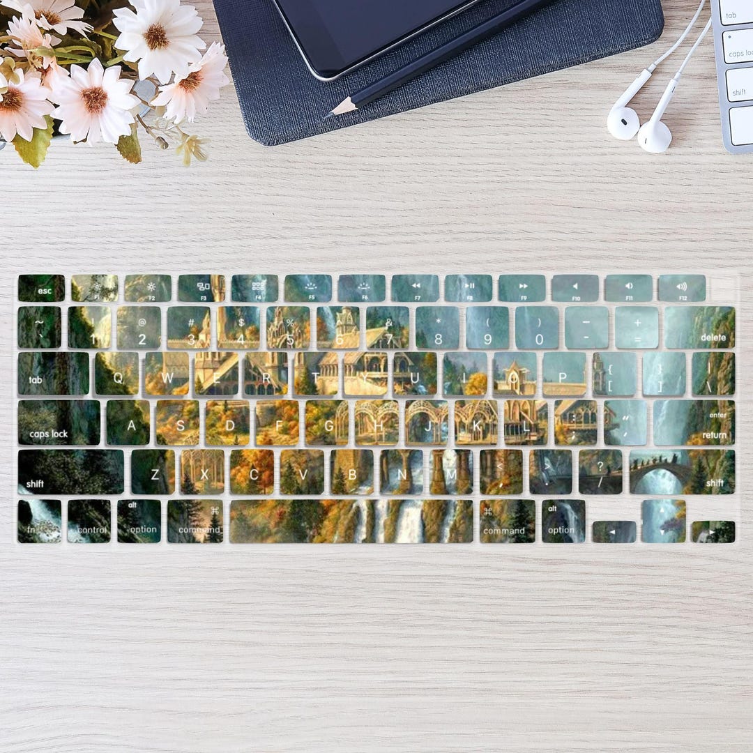 Fantasy Scenery Aesthetic Keyboard Cover for MacBook Pro 13 14 16 Inch ...