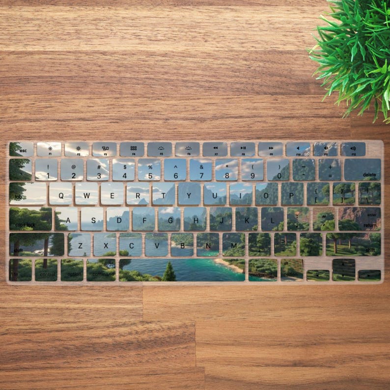 Personalized Cute Gaming Pixel Art Keyboard Cover for MacBook Pro 13 14 ...