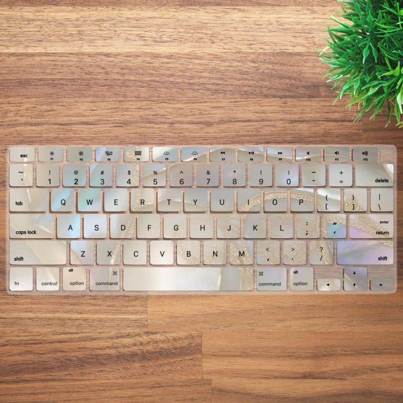 Pearl Keyboard Cover for MacBook Pro 13 14 16 Inch, MacBook Air 13 15 ...