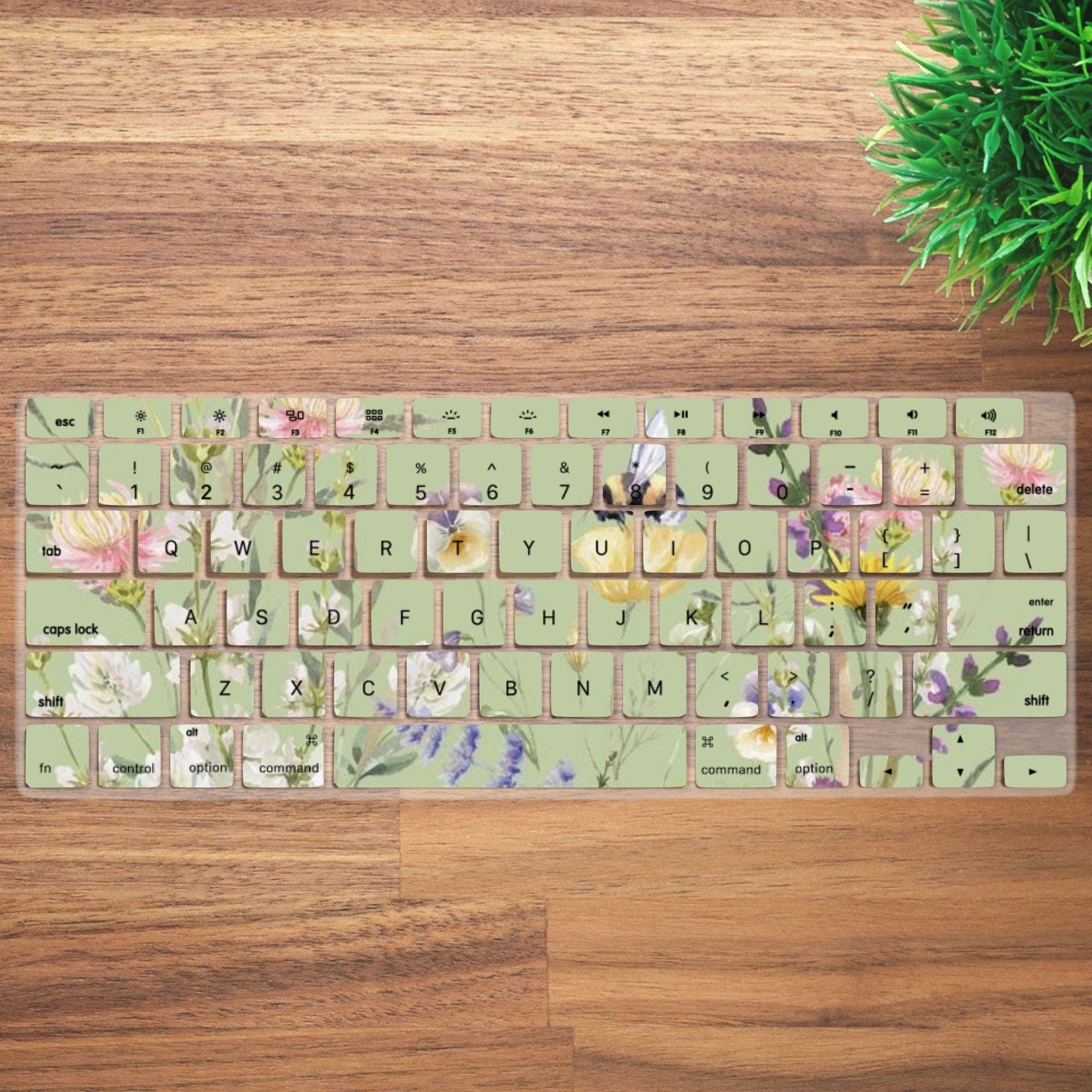 Botanical Wildflower Keyboard Cover for MacBook Pro 13 14 16 Inch ...