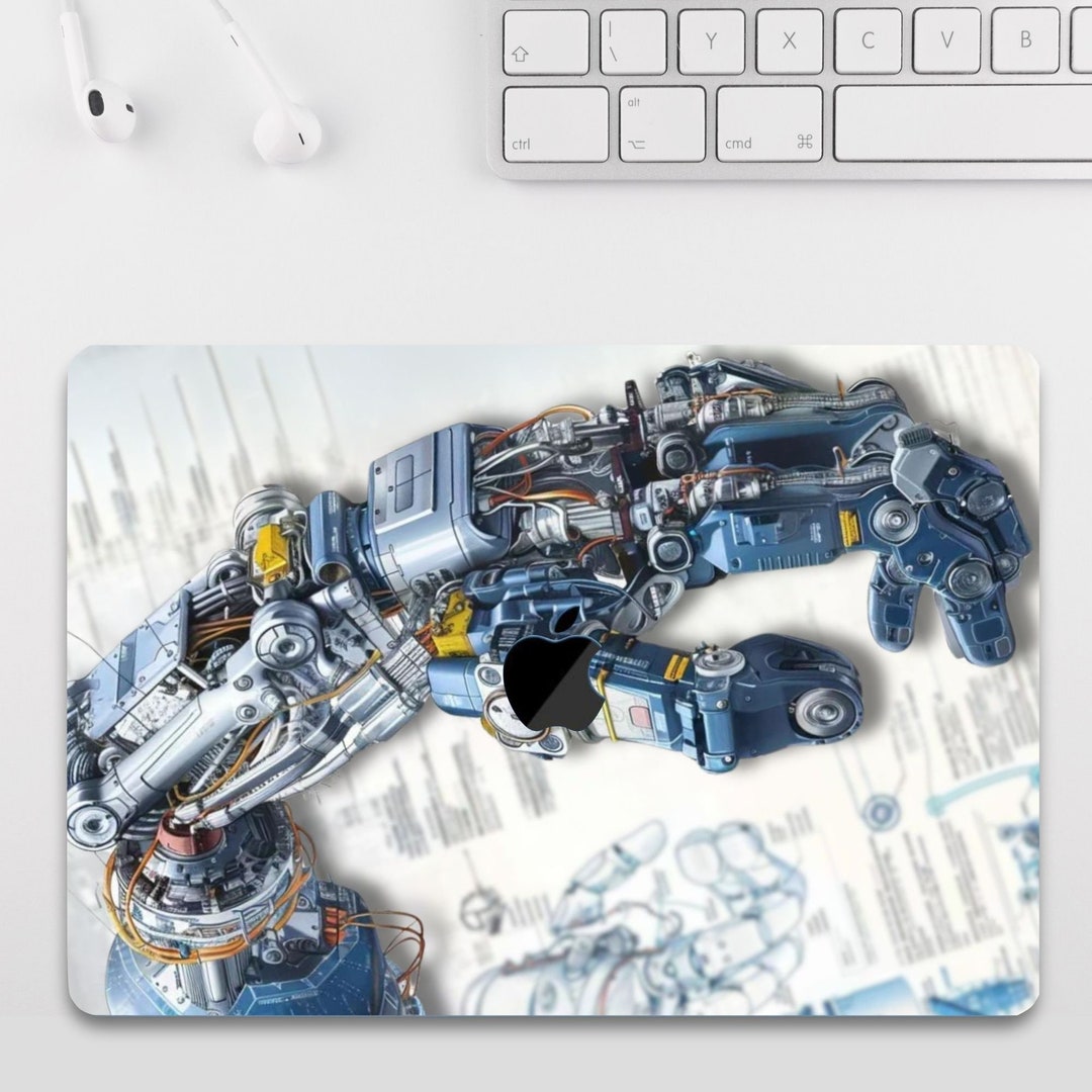 Fantasy Robot Schematics Concept Art MacBook Case for MacBook Air 15 13 ...