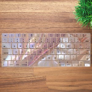 Pearl Seashell Aesthetic Keyboard Cover for MacBook Pro 13 14 16 Inch ...