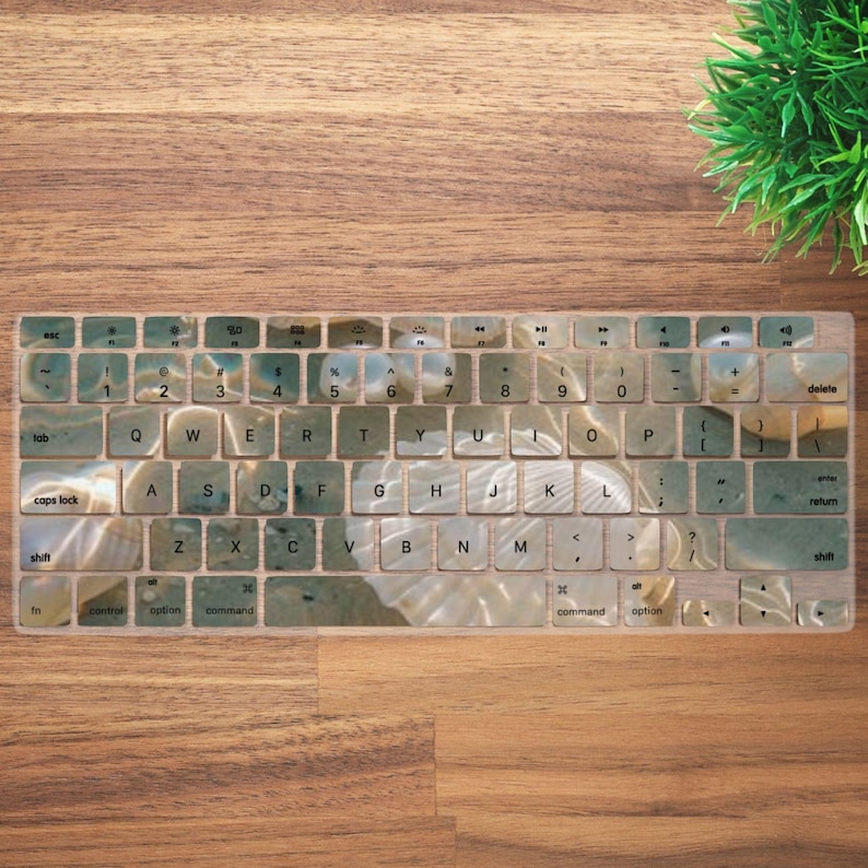 Cute Pearl Aesthetic Keyboard Cover for MacBook Pro 13 14 16 Inch ...