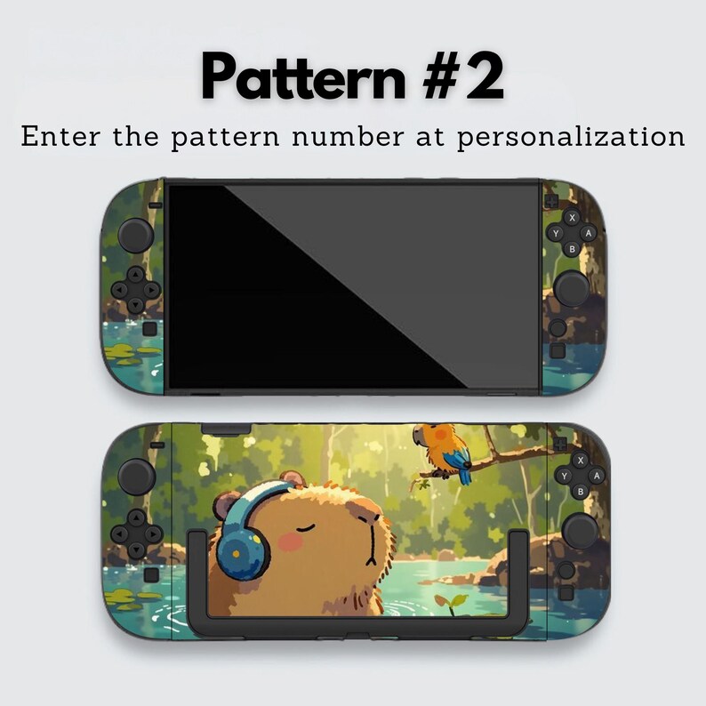 Cute Cartoon Capybara Switch Cover Case for Nintendo Switch 2/switch ...