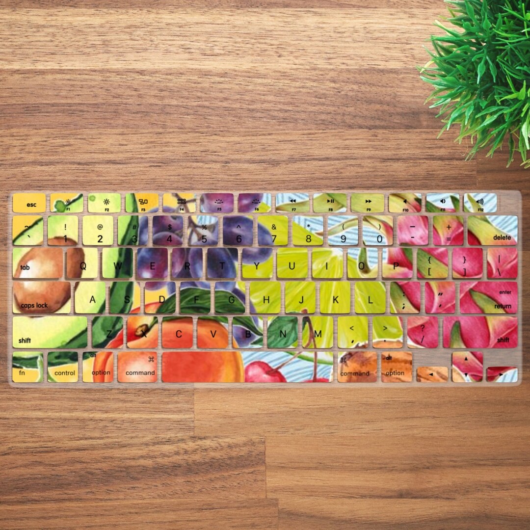 Cute Fruit Food Aesthetic Keyboard Cover for MacBook Pro 13 14 16 Inch ...