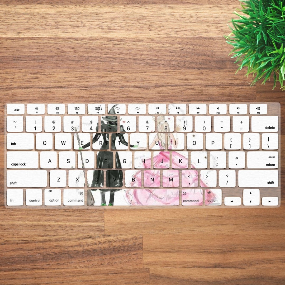 Cute Wicked Fan Art Aesthetic Keyboard Cover for MacBook Pro 13 14 16 ...