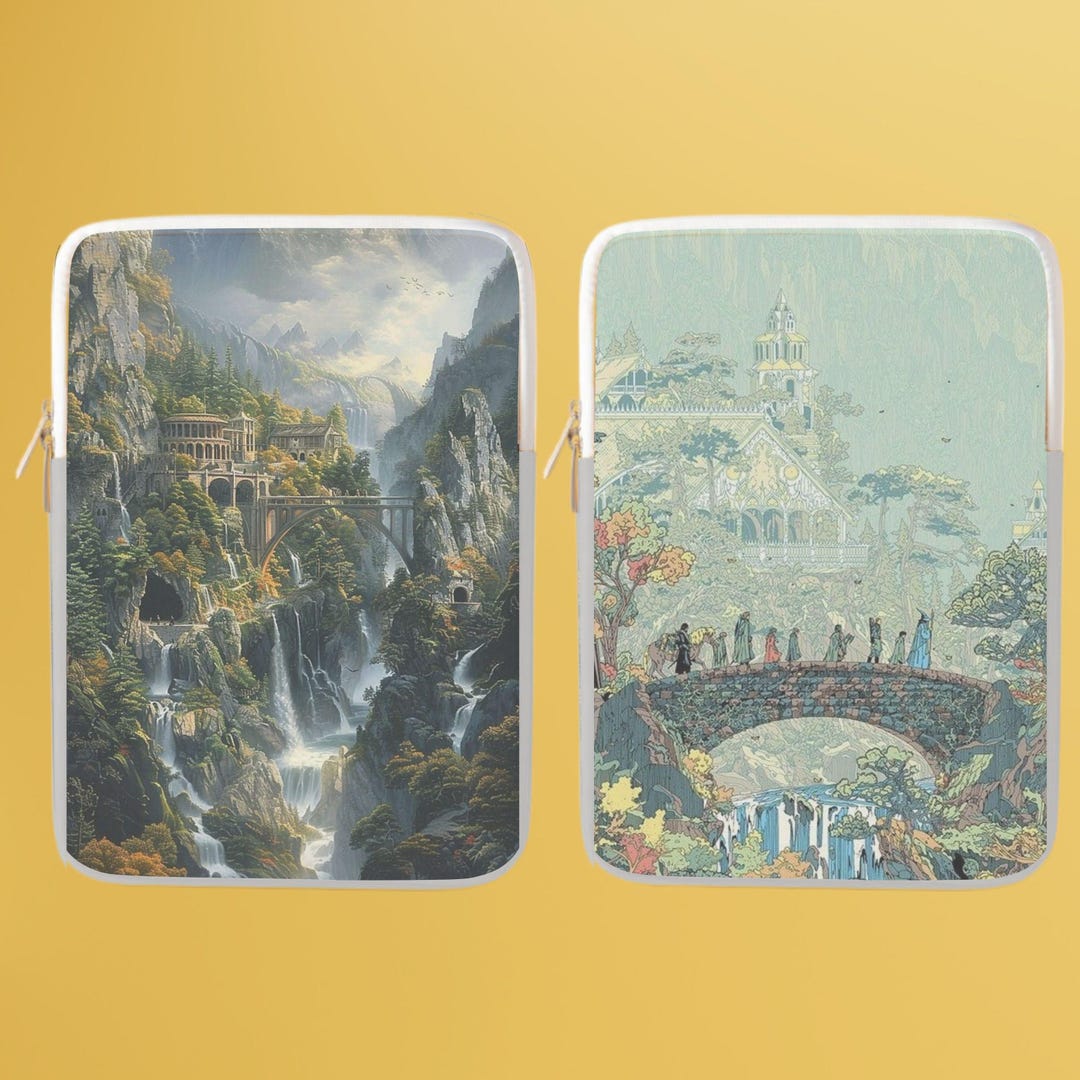 Cute LOTR Fan Art Aesthetic Protective Sleeve for 12 13 14 15 Inch ...