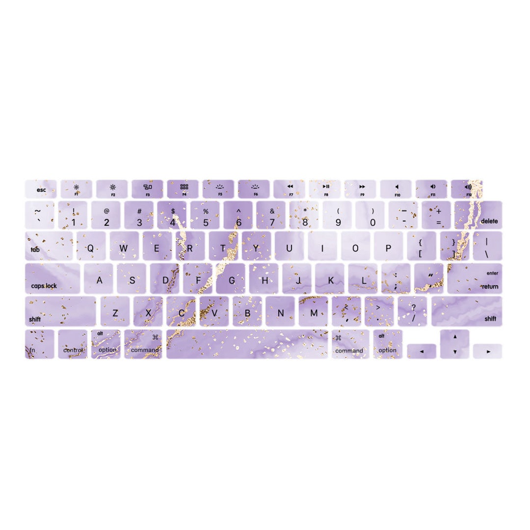 Purple Marble Personalized Keyboard Cover for MacBook Pro 13 / MacBook ...