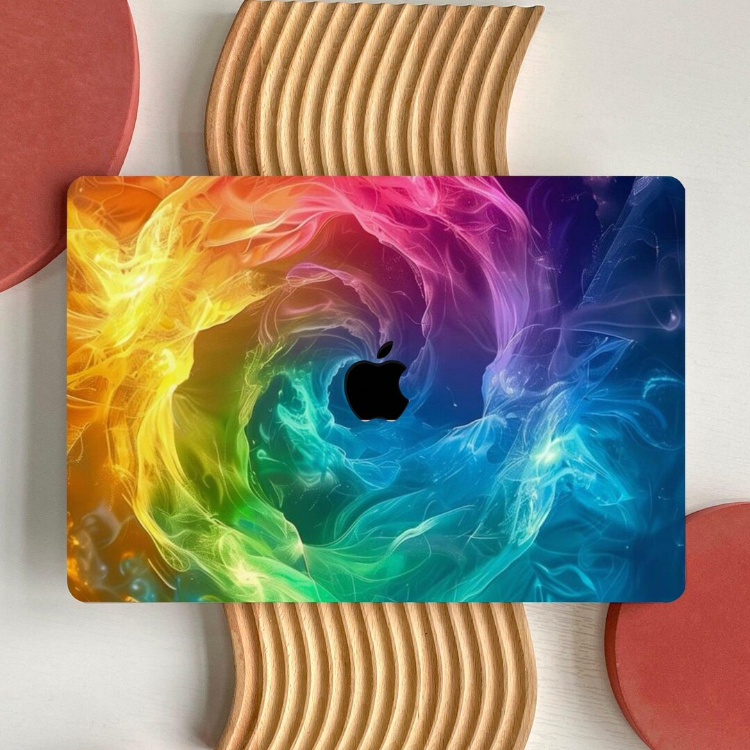 Rainbow Abstract Aesthetic MacBook Case for MacBook Air 15 13, MacBook ...