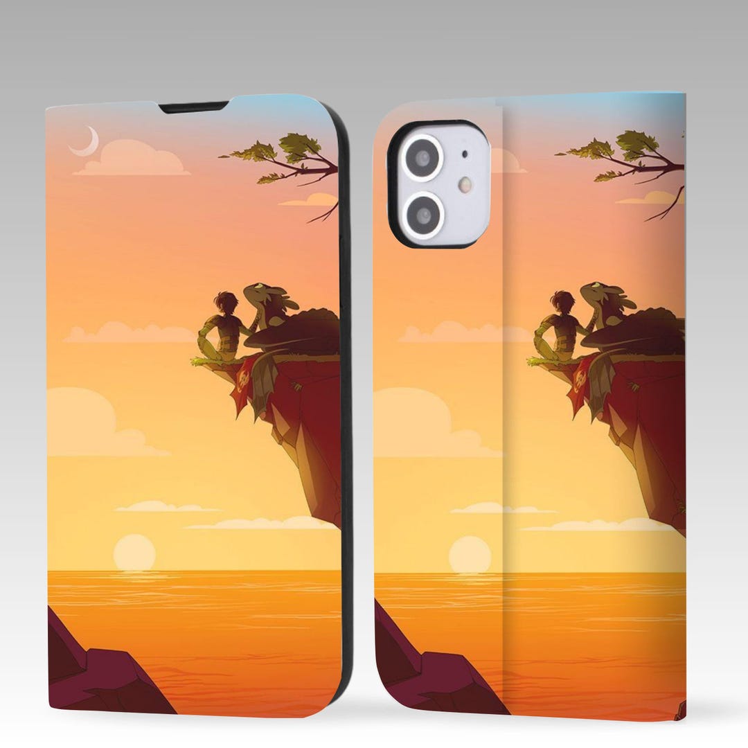 HTTYD Fanart Aesthetic Wallet Flip Phone Case for iPhone 16 Pro Max ...