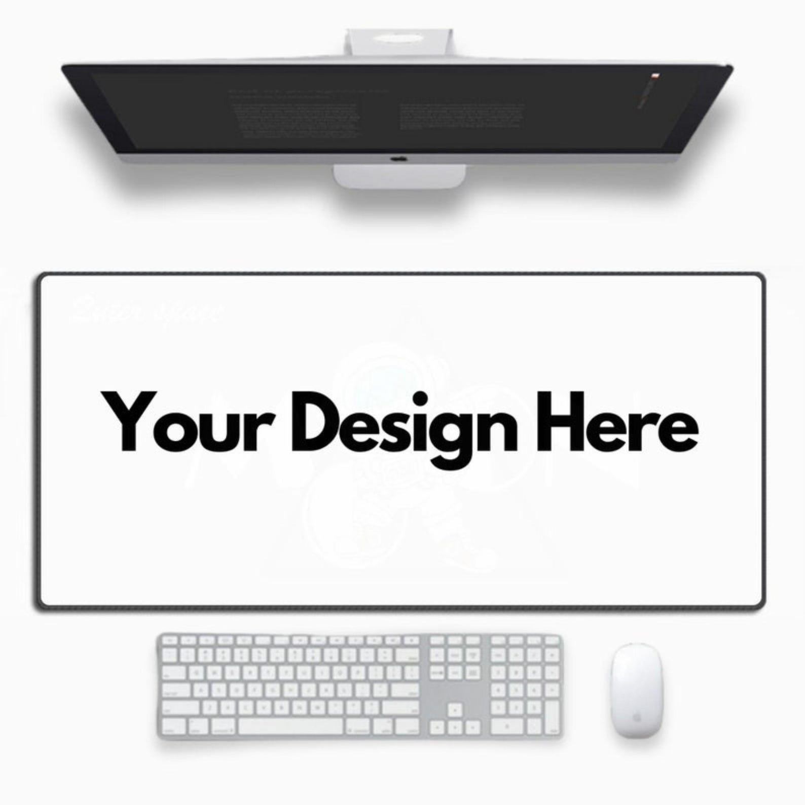 Cute Y2K College Art Aesthetic Desk Mat, Large Extended Gaming Mouse ...