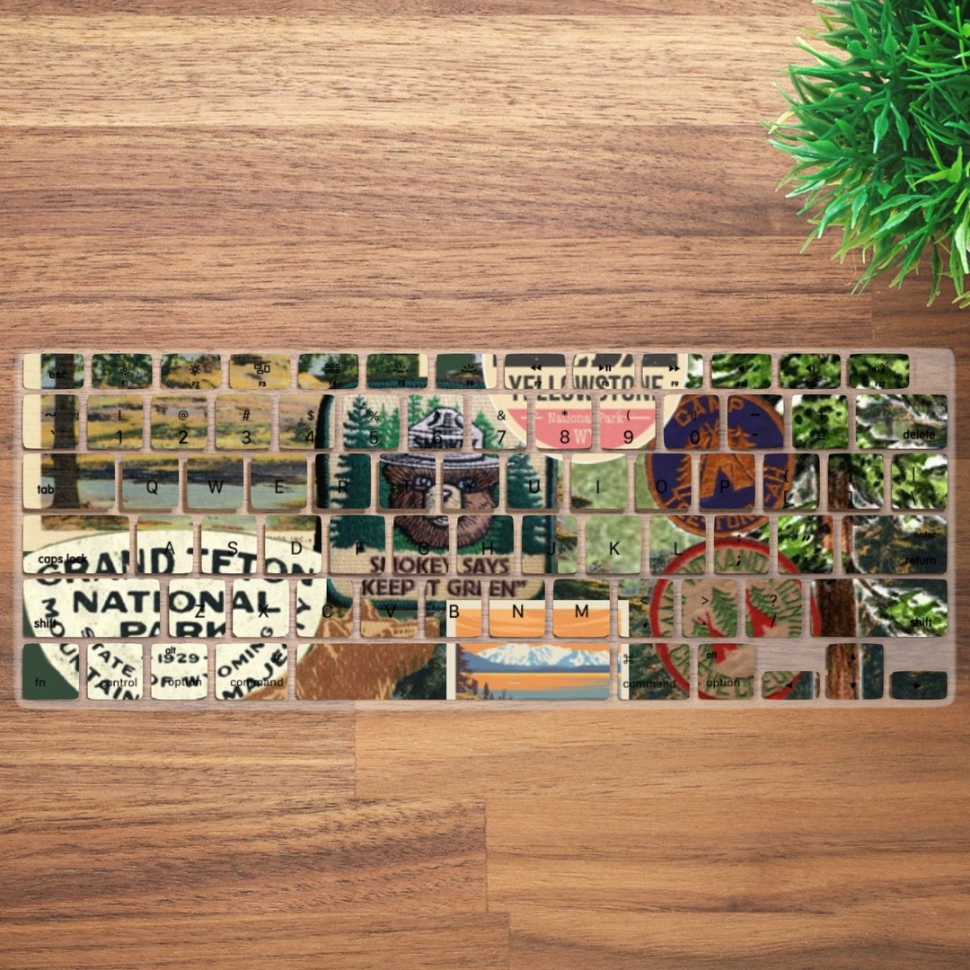 Cute Aesthetic Scrapbook Keyboard Cover for MacBook Pro 13 14 16 Inch ...