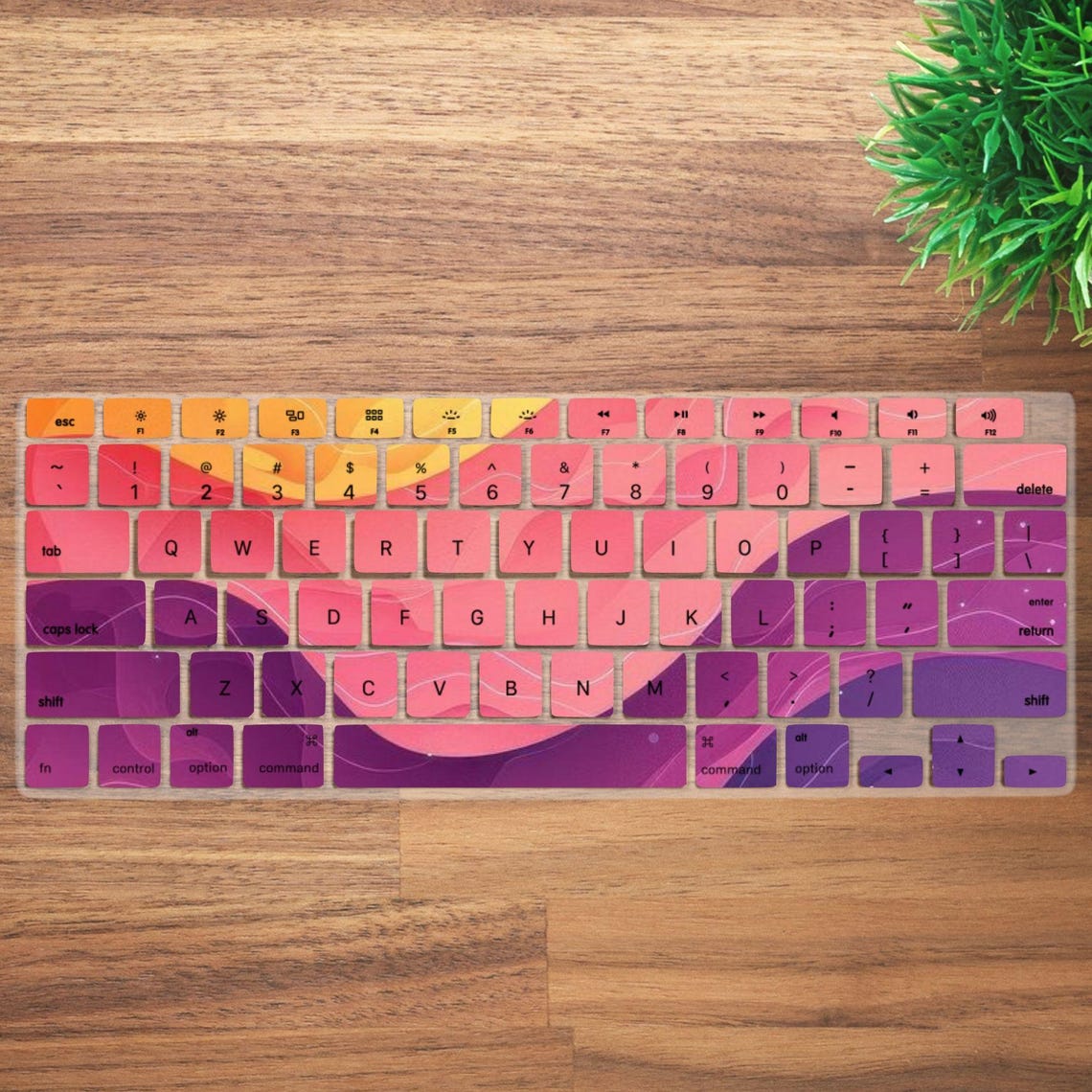 Rainbow Abstract Keyboard Cover for MacBook Pro, MacBook Air, MacBook ...