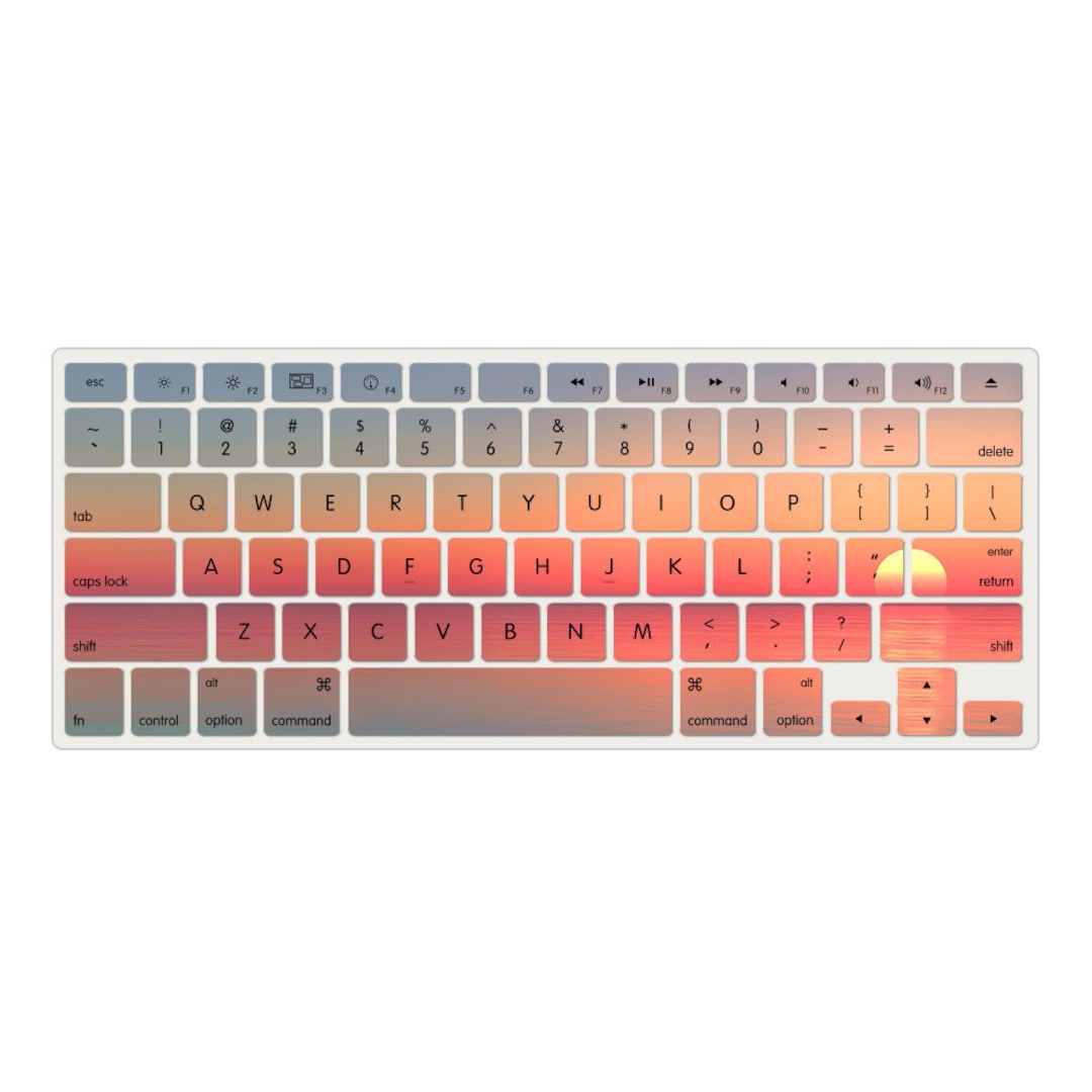 Cute Landscape Personalized Keyboard Cover for MacBook Pro 16 14 13 ...
