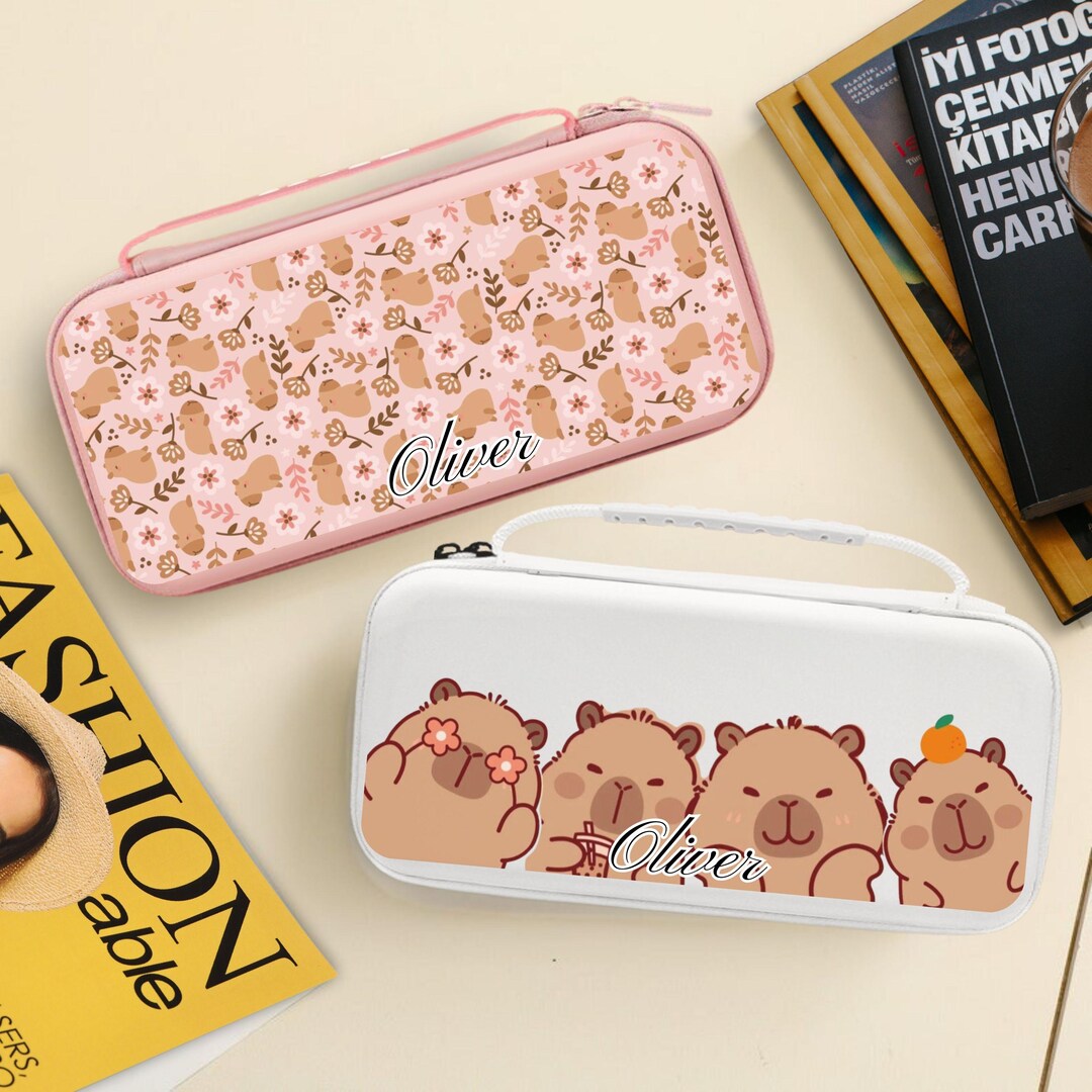 Personalized Capybaras Carrying Case for Nintendo Switch 2/switch ...