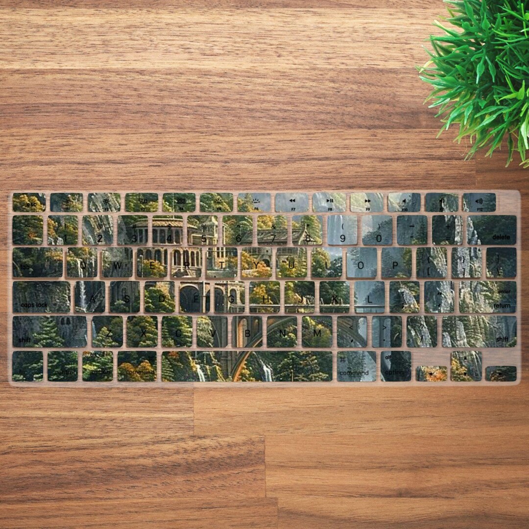 LOTR Fan Art Aesthetic Keyboard Cover for MacBook Pro 13 14 16 Inch ...