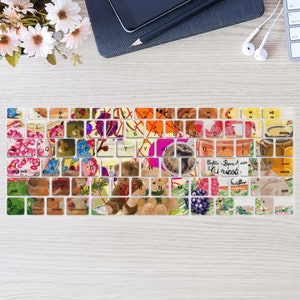 Cute Food Pattern Aesthetic Keyboard Cover for MacBook Pro 13 14 16 ...