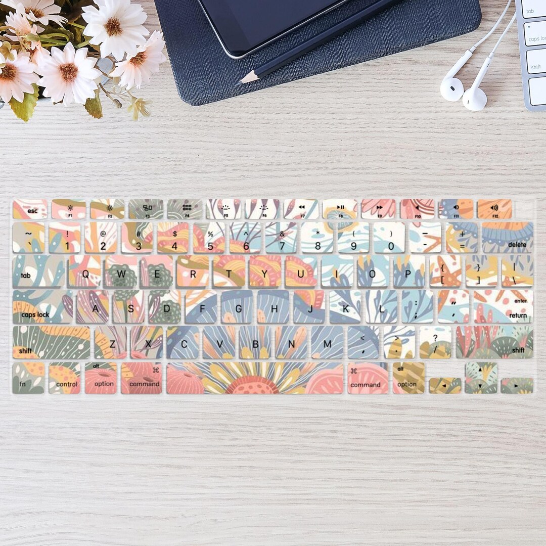 Marine Life Aesthetic Keyboard Cover for MacBook Pro 13 14 16 Inch ...