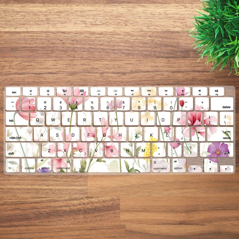 Botanical Wildflower Keyboard Cover for MacBook Pro 13 14 16 Inch ...