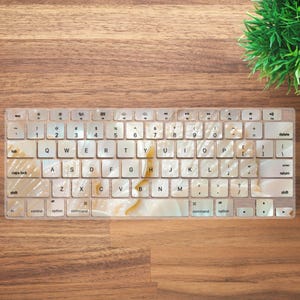 Pearl Seashell Aesthetic Keyboard Cover for MacBook Pro 13 14 16 Inch ...