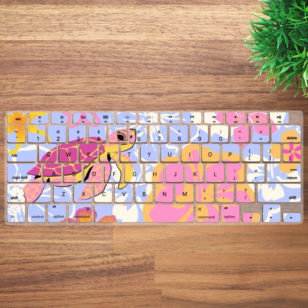 Turtle Beach Aesthetic Scrapbook Keyboard Cover for MacBook Pro 13 14 ...