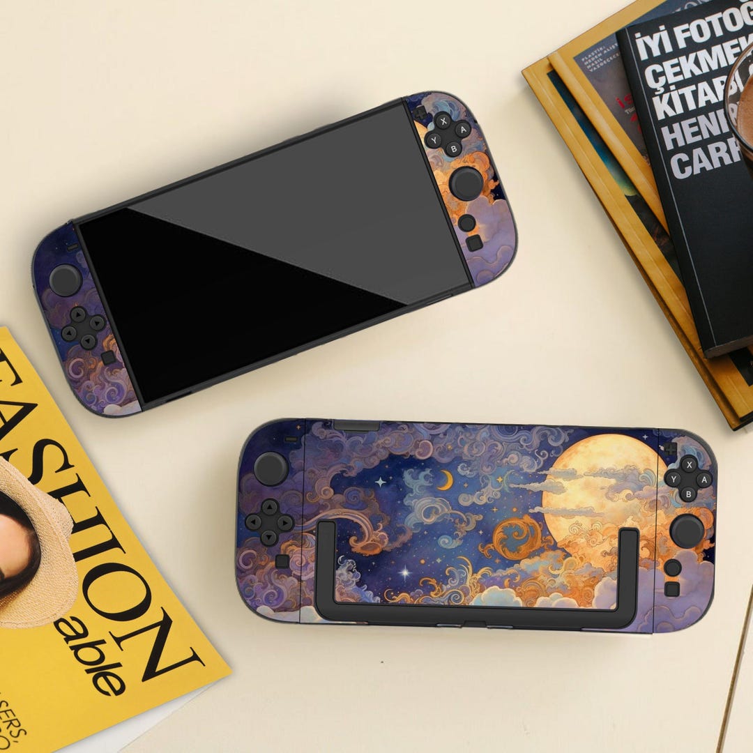 Moon Sun Celestial Art Switch Cover Case for Nintendo Switch 2 2025 ...