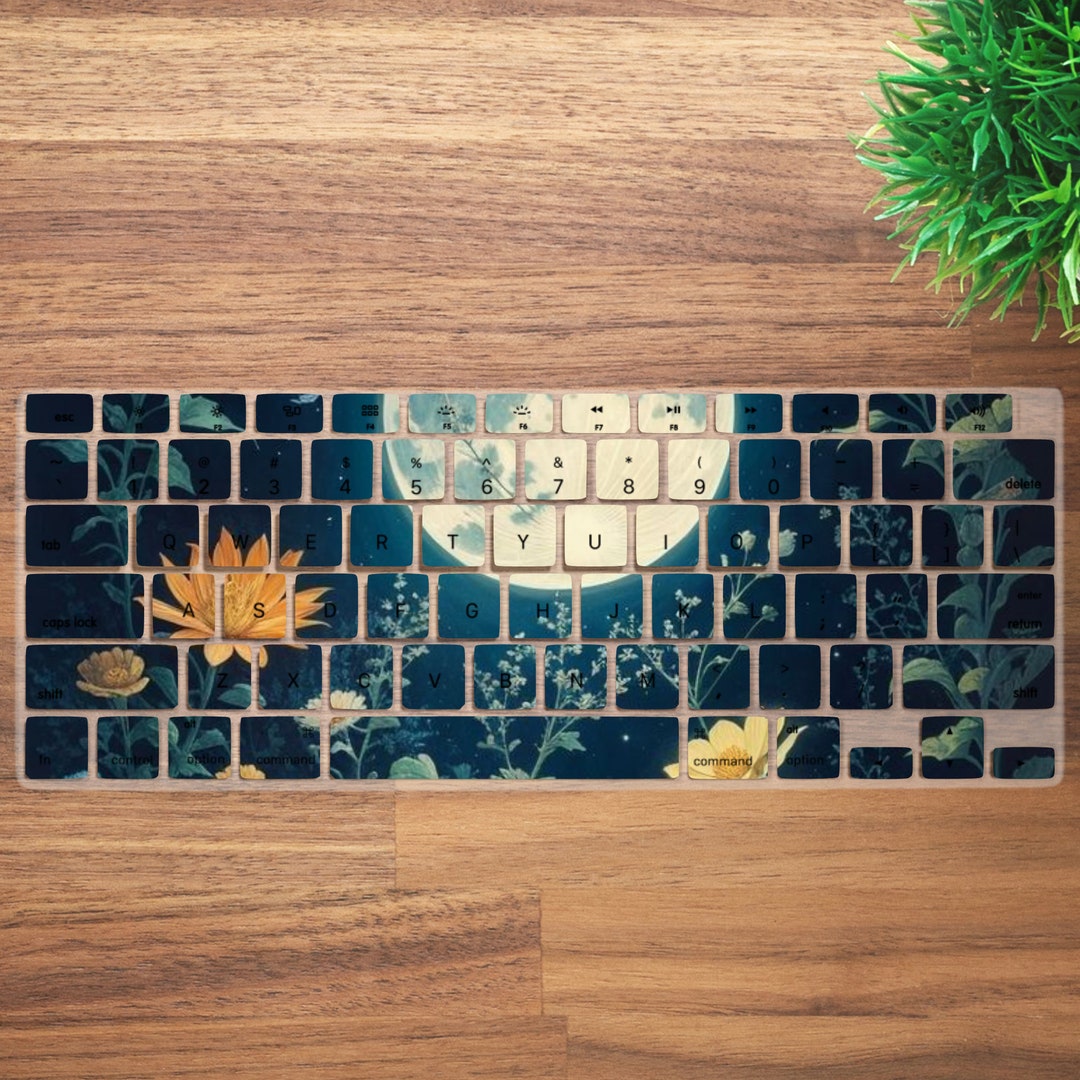 Cute Aesthetic Star Moon Keyboard Cover for MacBook Pro 13 14 16 Inch ...