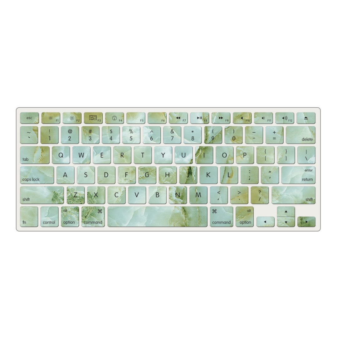 Green Marble Custom Keyboard Cover for MacBook Pro 13 / MacBook Air 13 ...