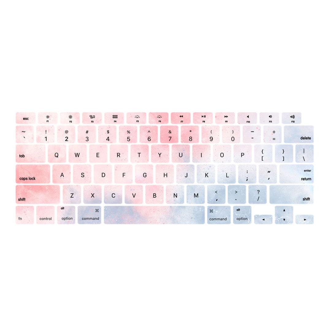 Watercolor Printed Custom Keyboard Cover for MacBook Pro 13 / MacBook ...