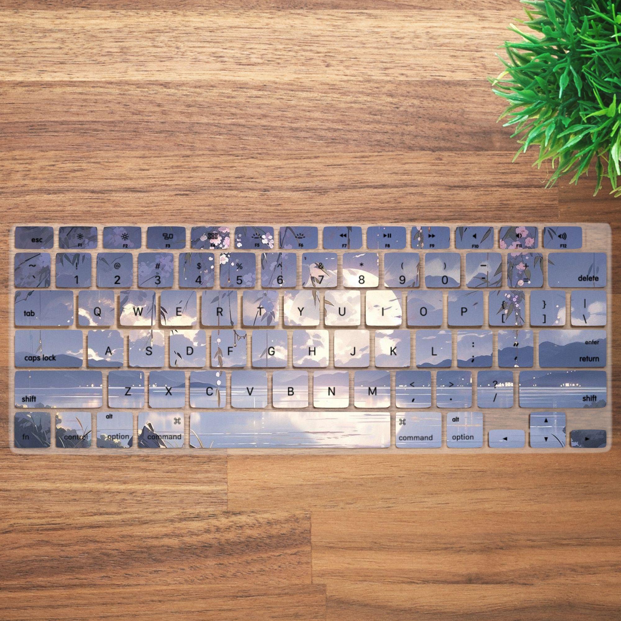 Cute Moon Aesthetic Keyboard Cover for MacBook Pro 13 14 16 Inch ...
