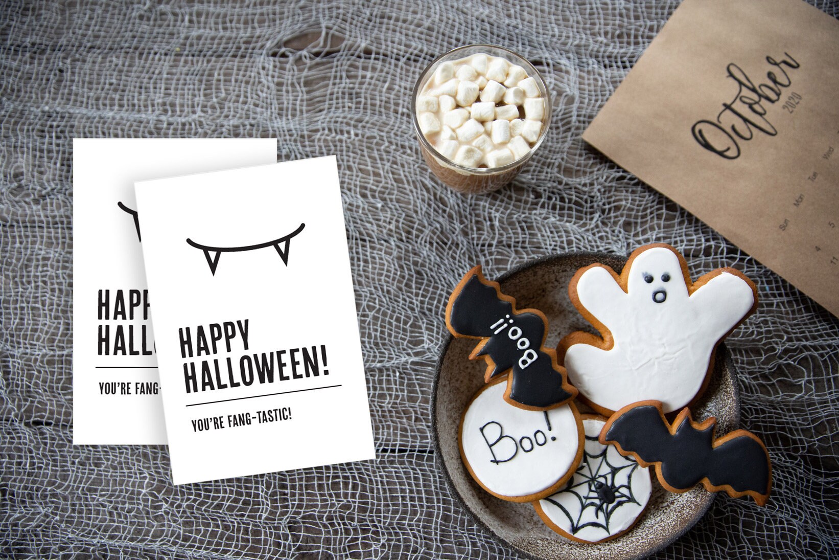 Printable Cute Halloween Gift Tags Set of 12 - Etsy
