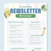 Editable Classroom Newsletter Template in Canva - Etsy