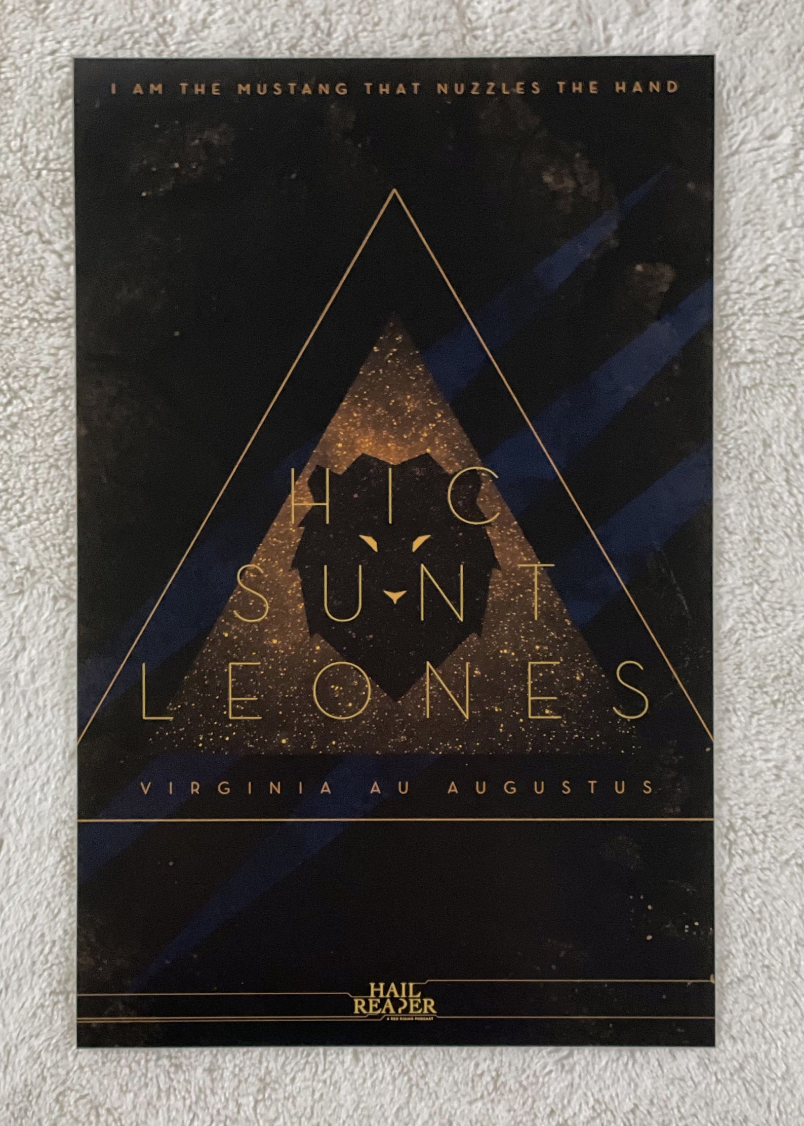 Virginia Au Augustus 11x17 Print Mustang Hic Sunt Leones - Etsy.de