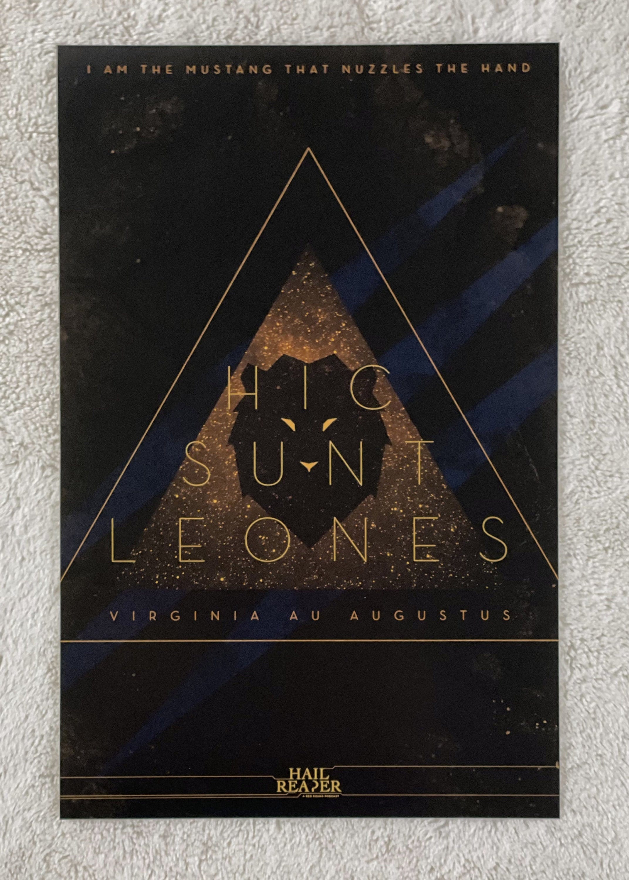 Virginia Au Augustus 11x17 Print Mustang Hic Sunt Leones - Etsy.de