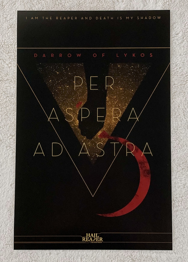 Darrow of Lykos 11x17 Print The Reaper Per Aspera Ad Astra - Etsy.de