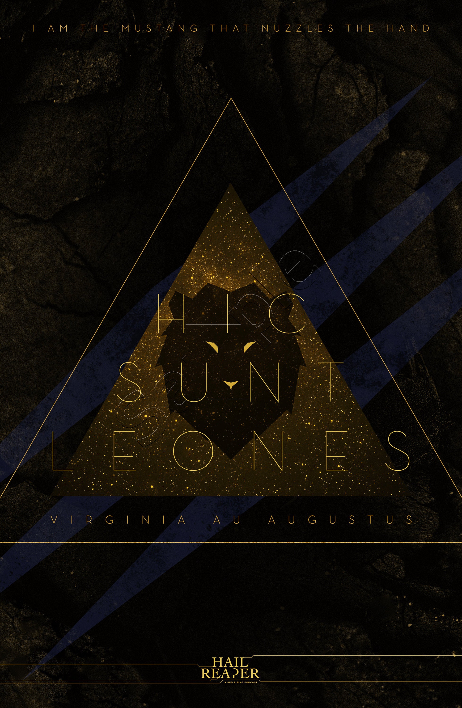 Virginia Au Augustus 11x17 Print Mustang Hic Sunt Leones - Etsy.de