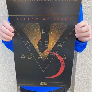 Darrow of Lykos 11x17 Print - the Reaper - per Aspera Ad Astra - Etsy