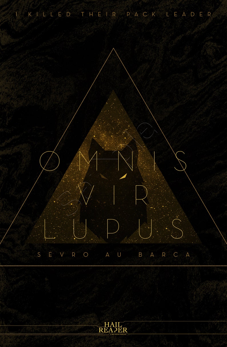 Sevro Au Barca - Omnis Vir Lupus - Digital Artwork Pack - 11x17 Poster ...
